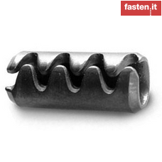 Spring pins | Spring type straight pins, slotted, light duty, Toothed...